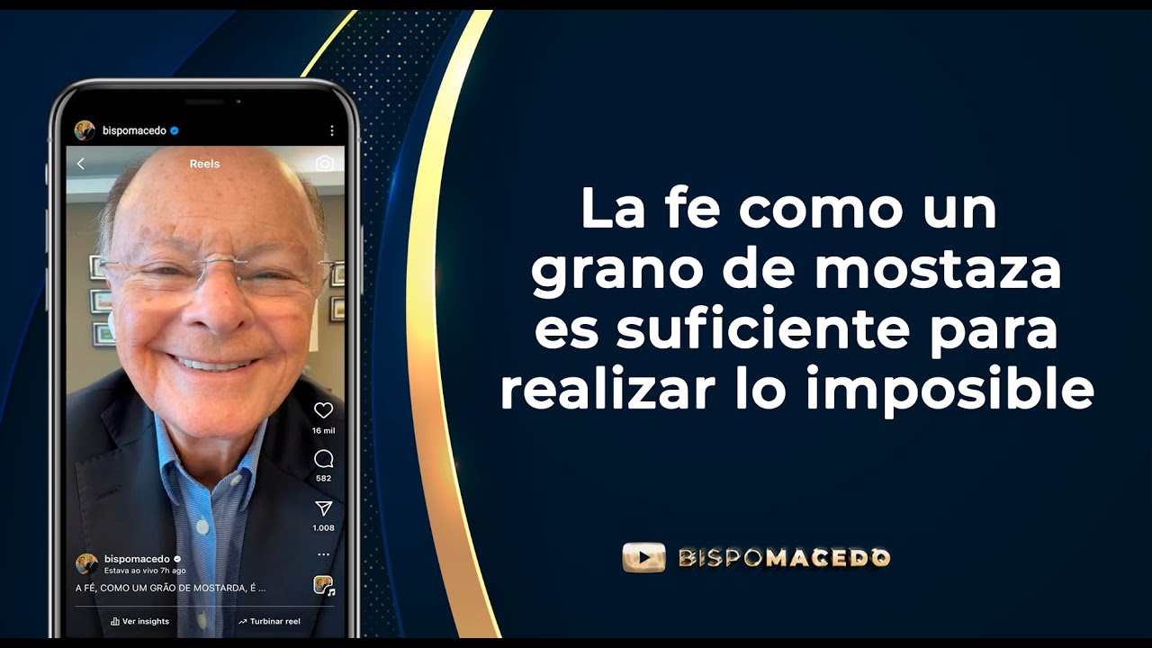 La fe como grano de mostaza es suficiente para realizar lo imposible ...