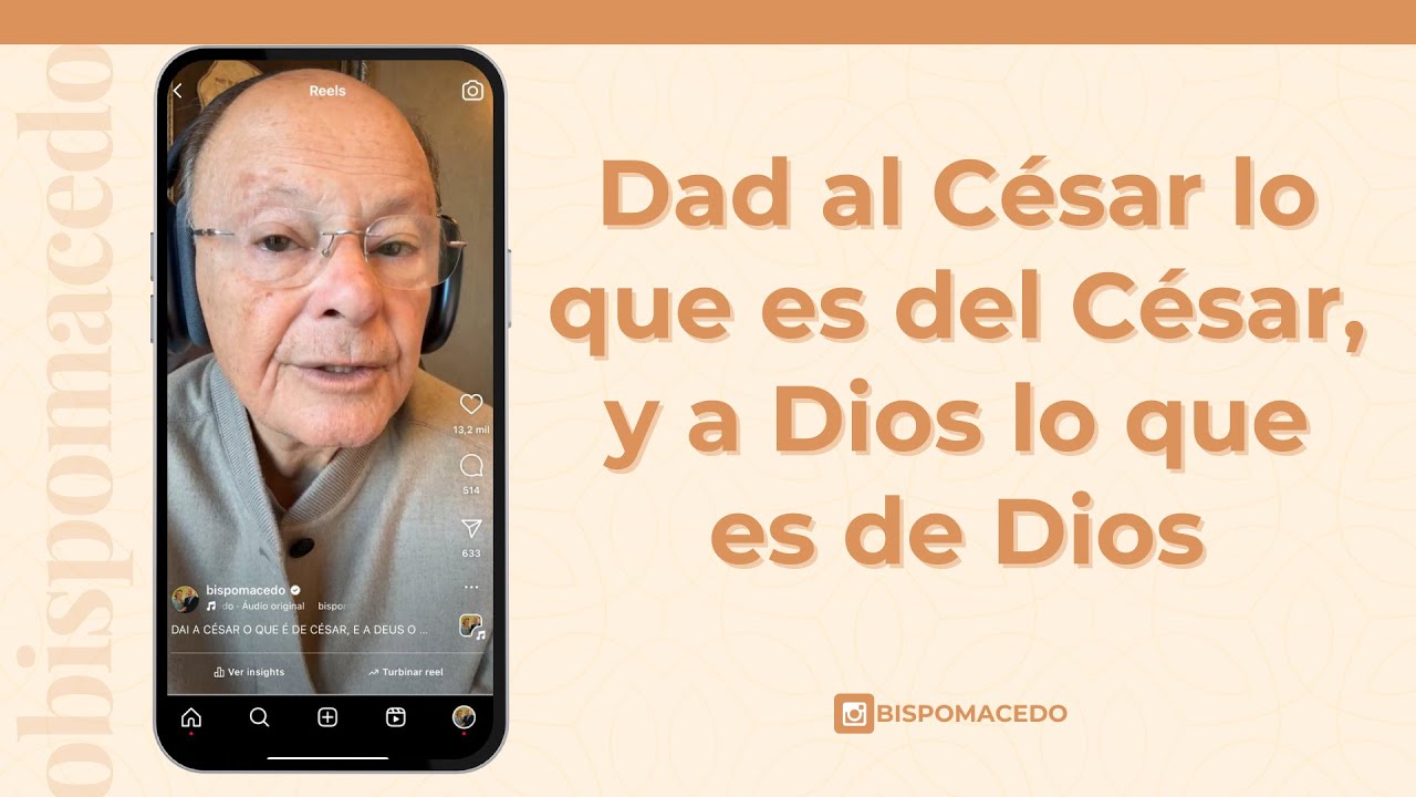 Dad al César lo que es del César, y a Dios lo que es de Dios - Universal