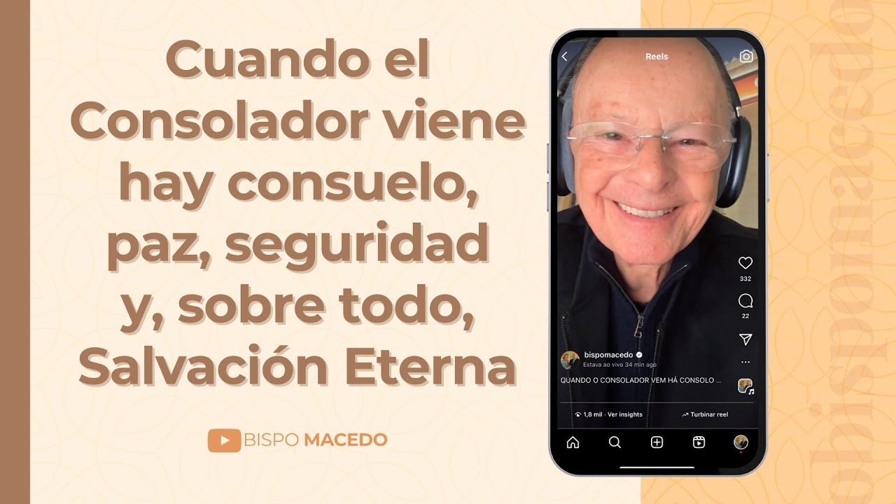 Cuando el Consolador viene hay consuelo, paz, seguridad y, sobre todo ...