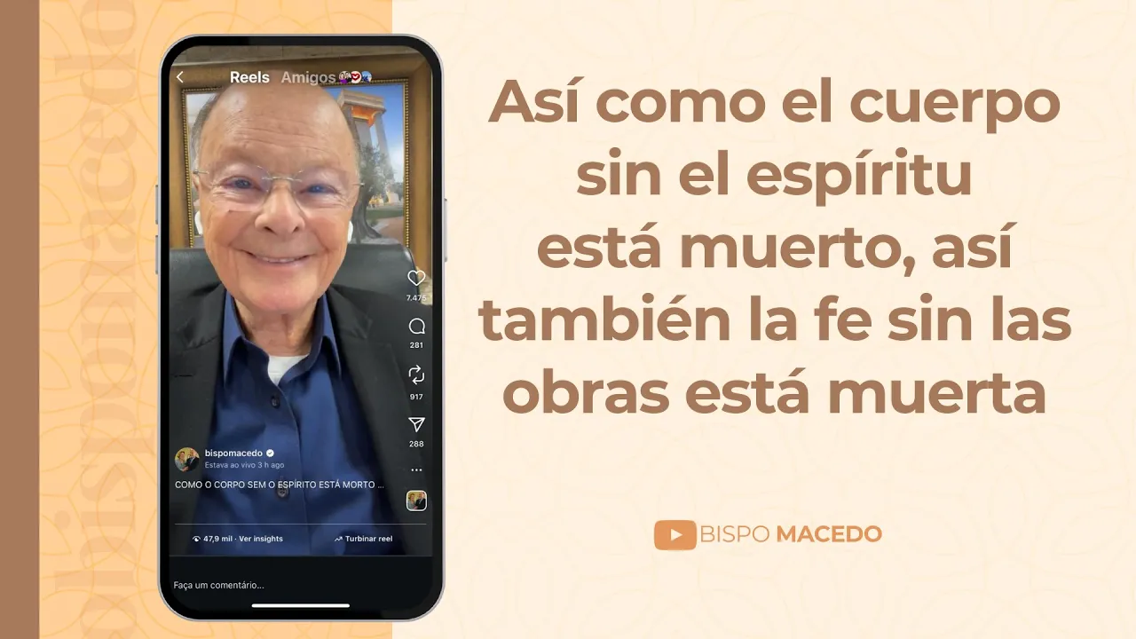 Así como el cuerpo sin el espíritu está muerto, así también la fe sin ...