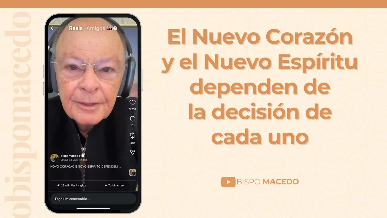 El Nuevo Corazón y el Nuevo Espíritu dependen de la decisión de cada ...